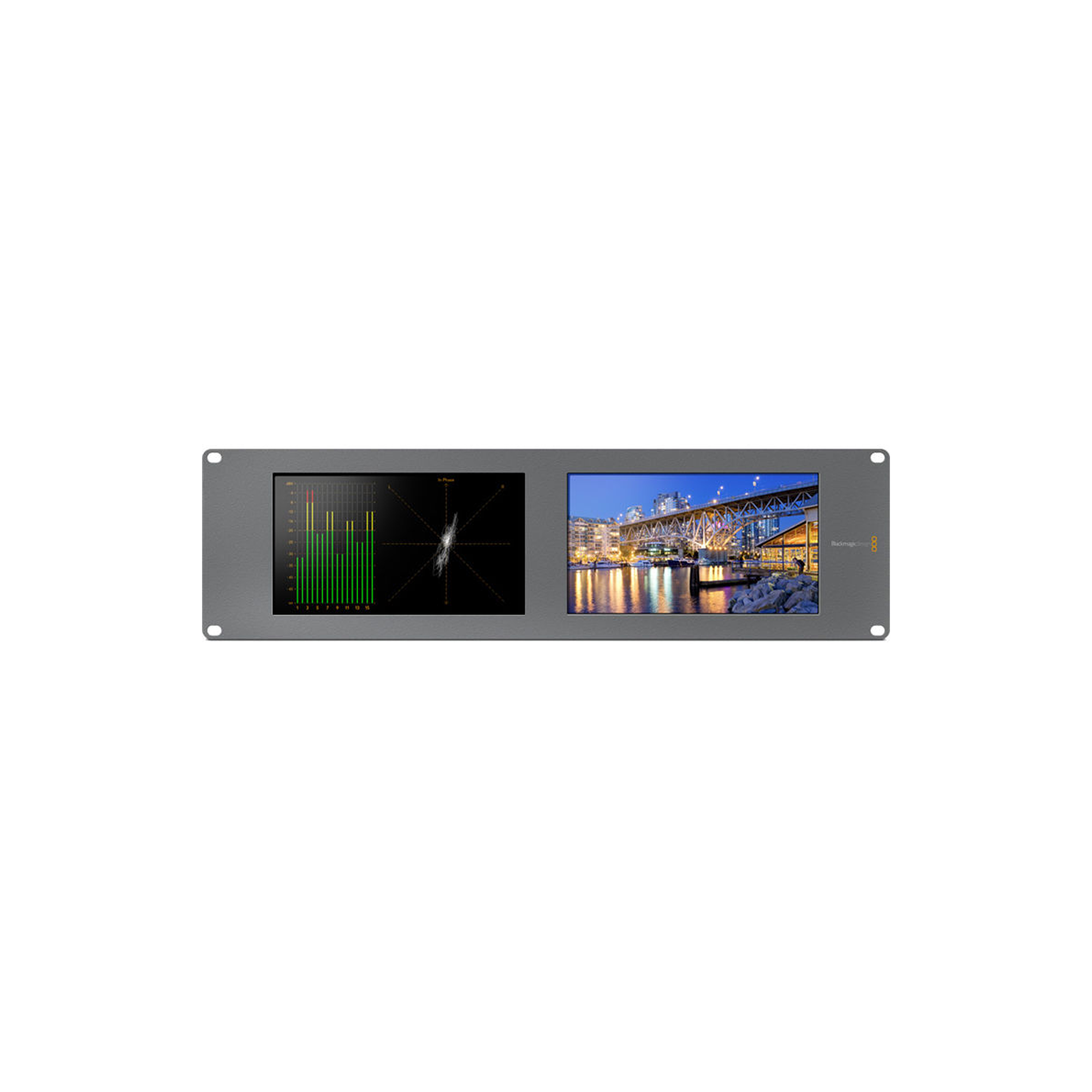 Blackmagic Design SmartScope Duo 4K 2 Rack-Mounted Dual 6G-SDI Monitor